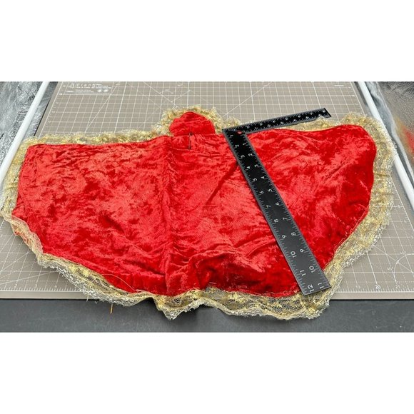 Other | Antique Lace And Red Velvet Vestment For 14 Prague Statue 4 ...